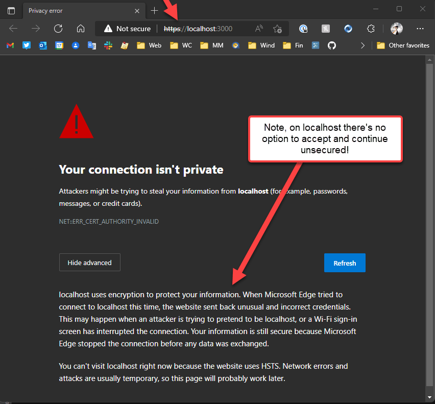 Fix Automatic Re routing Of Http To Https On Localhost In Web